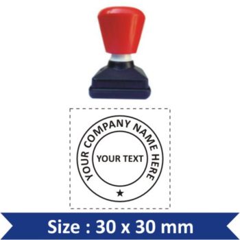 Pre Inked Round Stamps | Stampmart