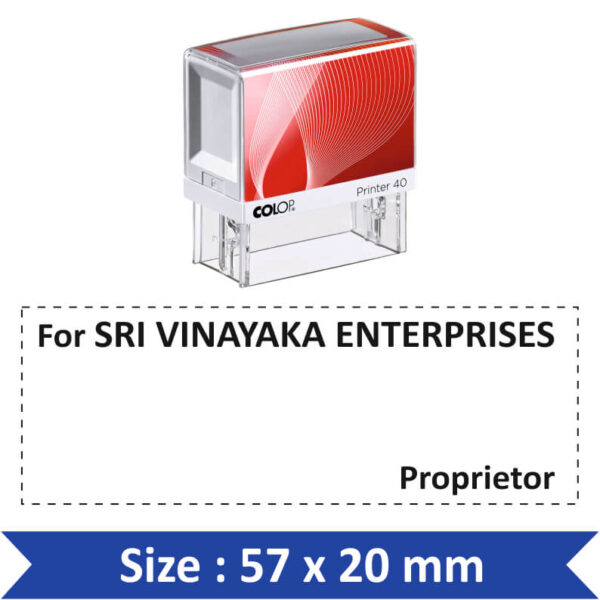 Proprietor Stamp & Director Rubber Stamp Format Archives - Stampmart